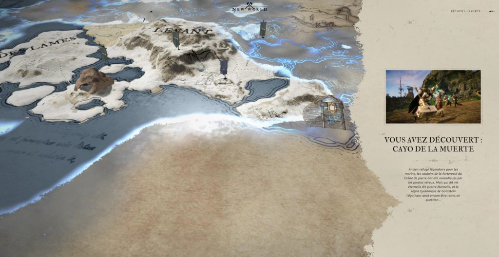 Découvrez une sublime map interactive de New World, et ses nombreuses ...